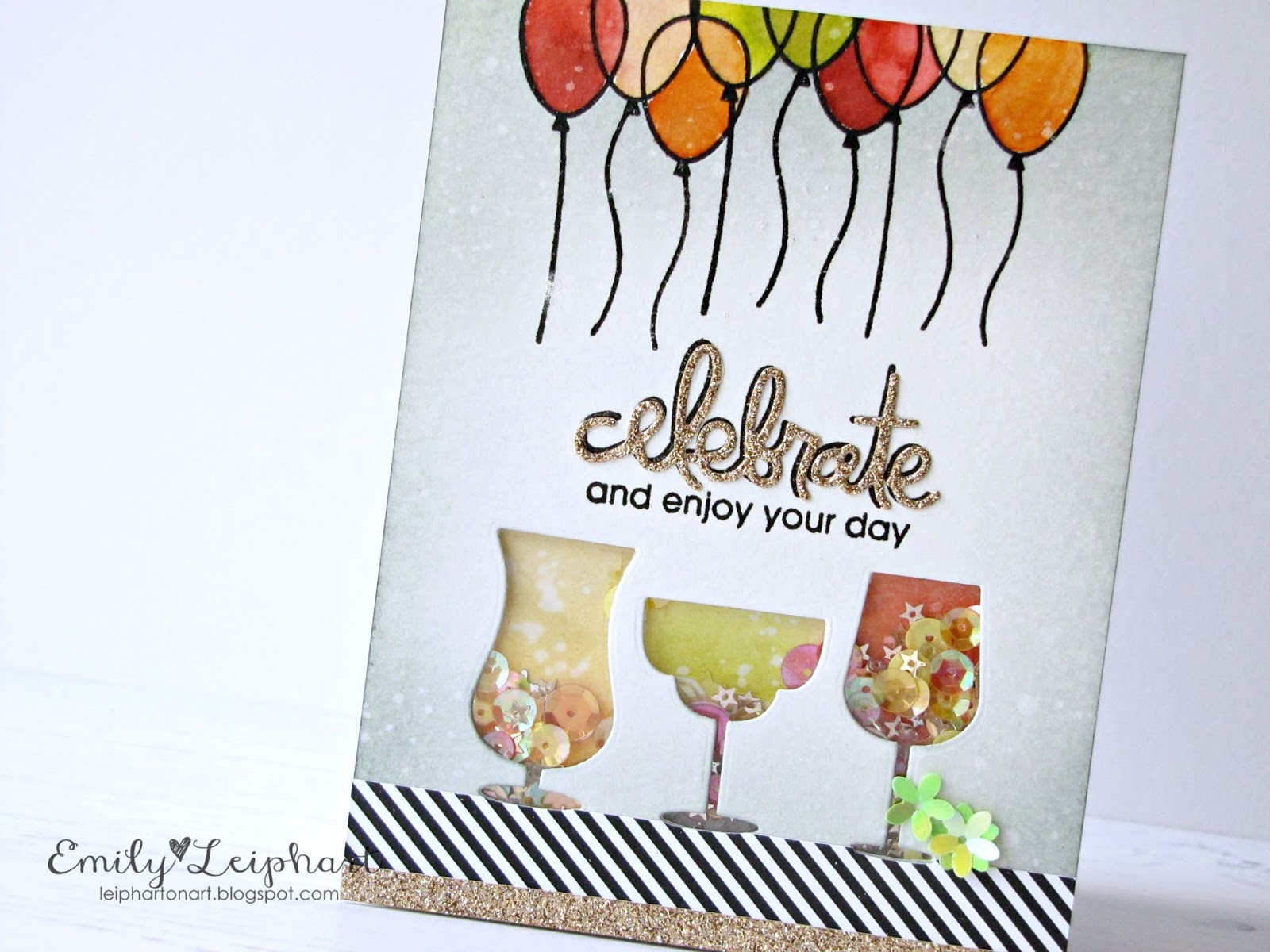 Emily Leiphart: {Paper Smooches} Celebrate and Enjoy Your Day