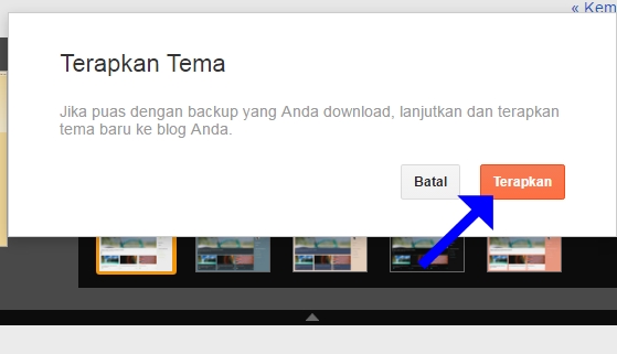 Cara Ganti Tema/Template/Tampilan Blog dengan Template Gratis Bawaan ...