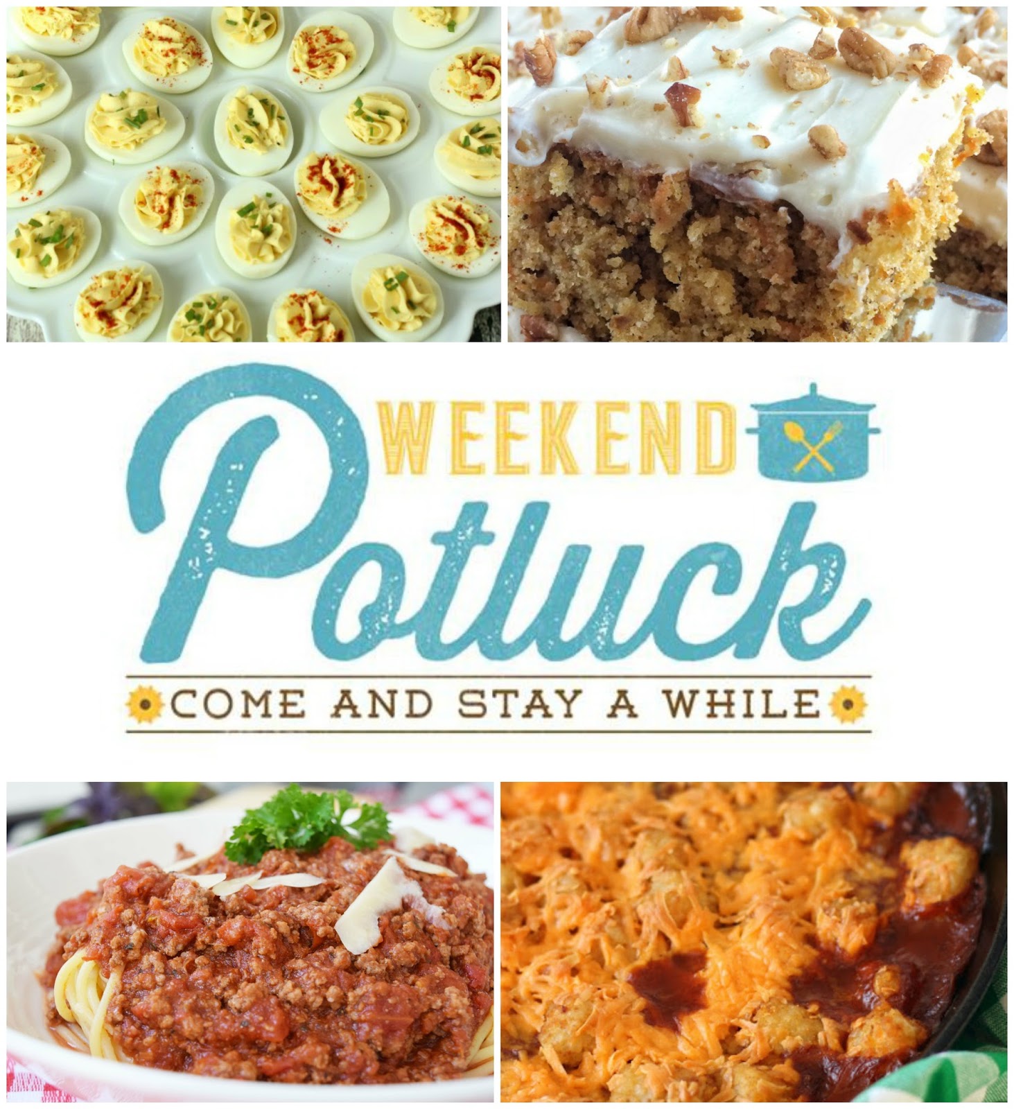 Served Up With Love: Classic Deviled Eggs ~ Weekend Potluck #267