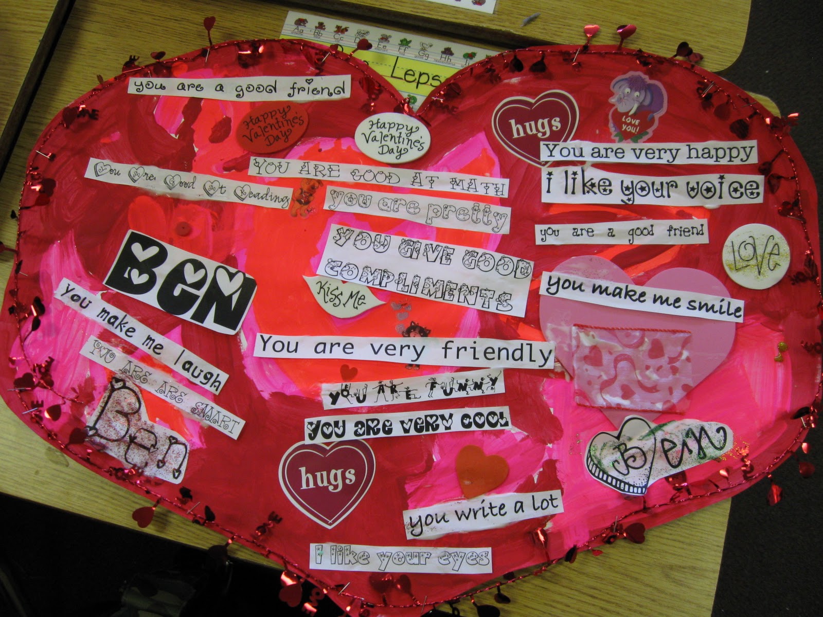 1st Grade Learning Stars: Valentines Hearts