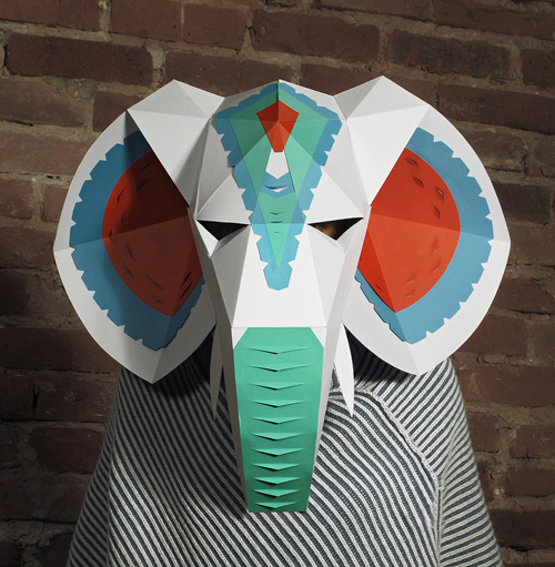 My Owl Barn: DIY Paper Masks For Grown-Ups