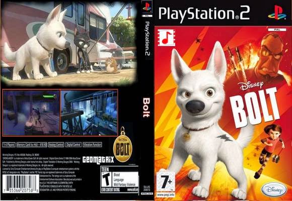 CAPA DVD BOLT PS2 ~ ROGER GAMES