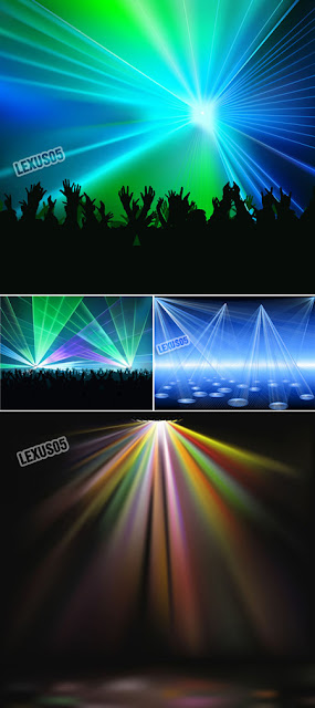 Quality Graphic Resources: Laser Lights Show - Vectors