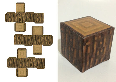 Mini At Least: Papercraft: Minecraft II (Log-Tronco, Dirt-Tierra, Snow ...
