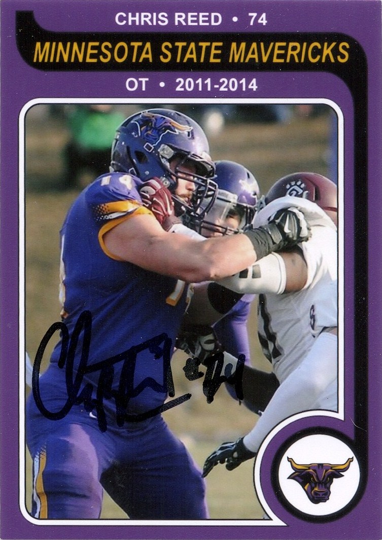 Minnesota Sports Autograph Project: CHRIS REED