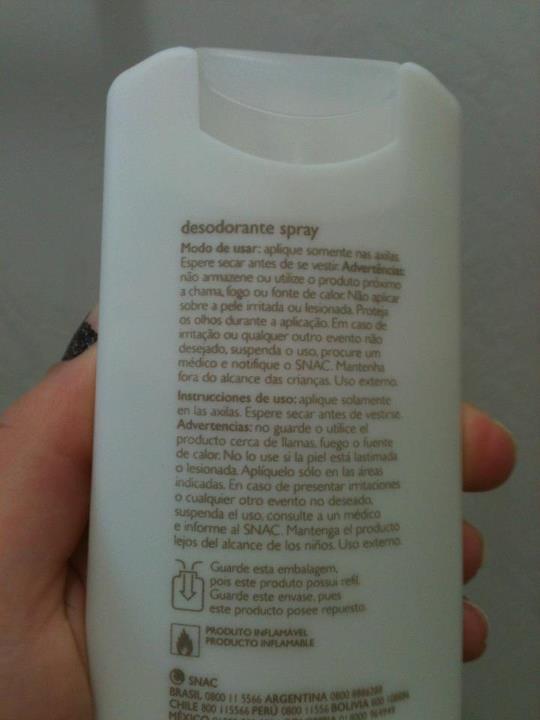 NATURA - Desodorante Spray Erva Doce - Eu testei...