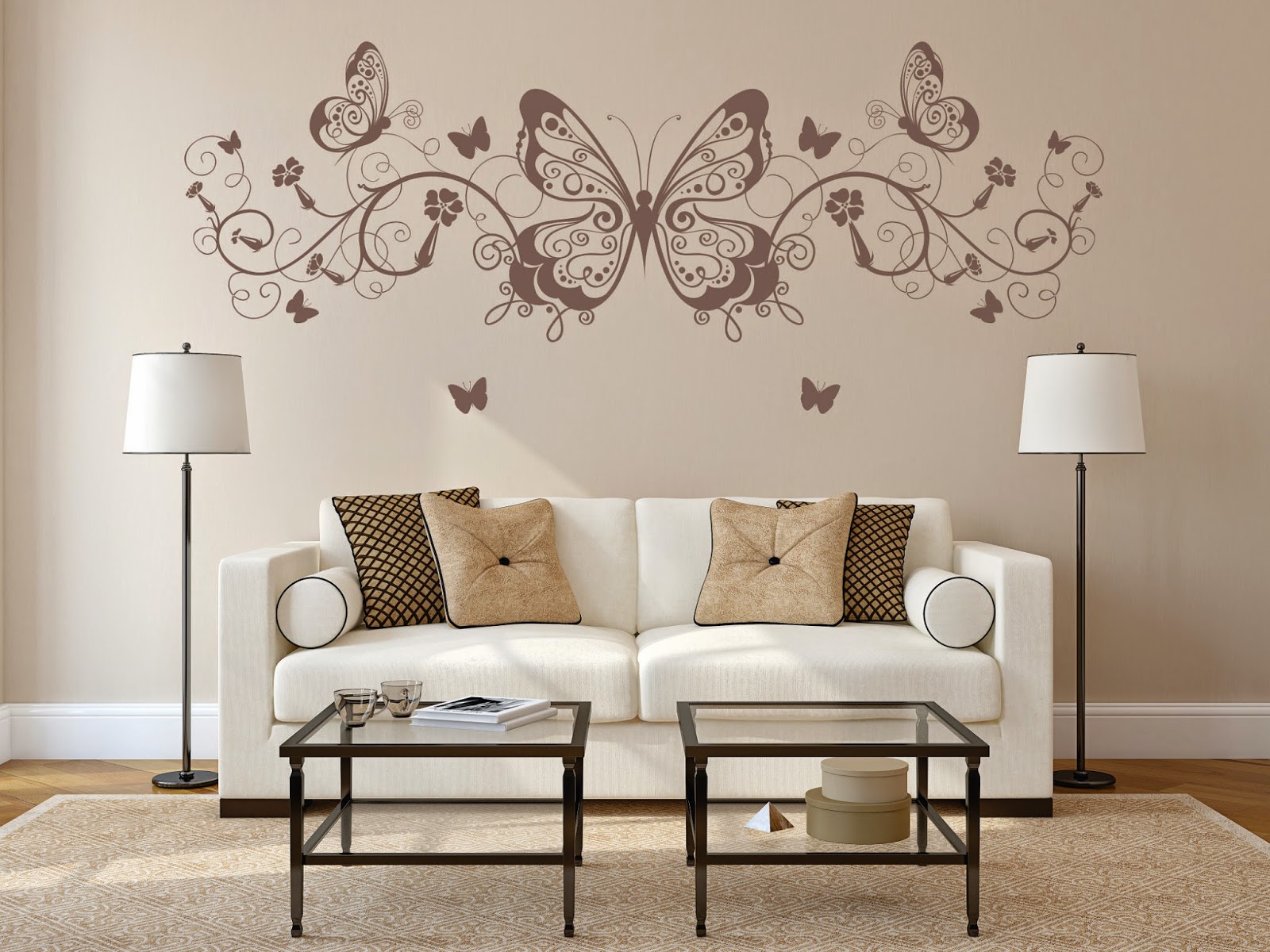 Oricine poate aplica cu usurinta stickere pe perete