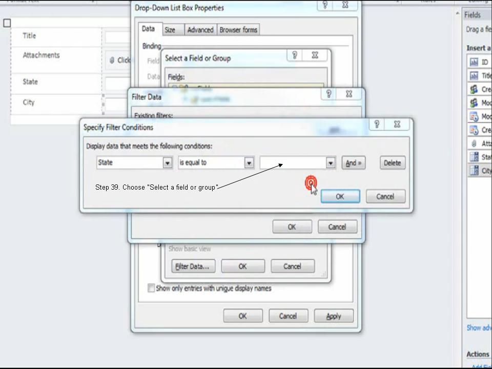 How to create drop down menu in Sharepoint 2010: Creating a cascading ...