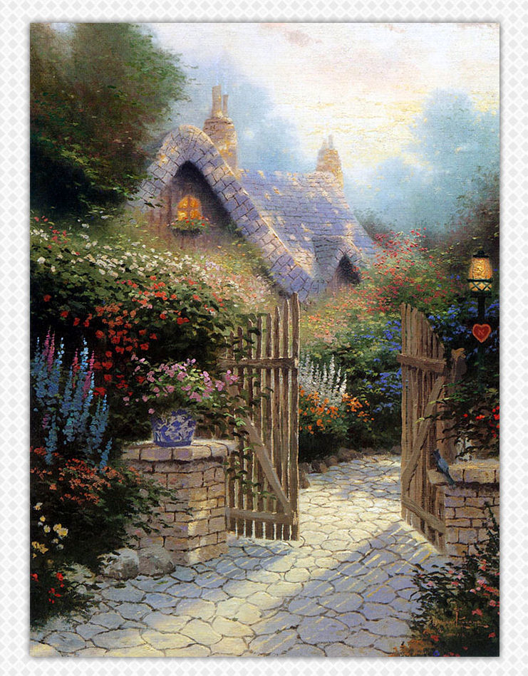 Selección de Paisajes variados de Thomas Kinkade