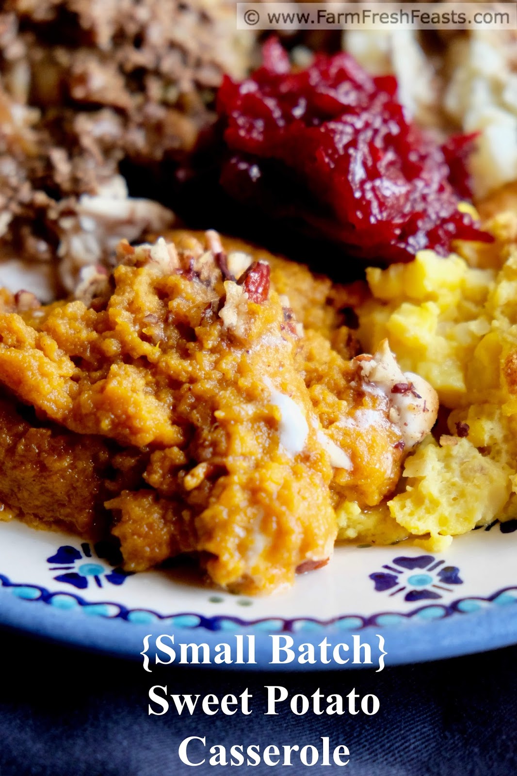 Farm Fresh Feasts: Small Batch Sweet Potato Casserole (Small Batch ...