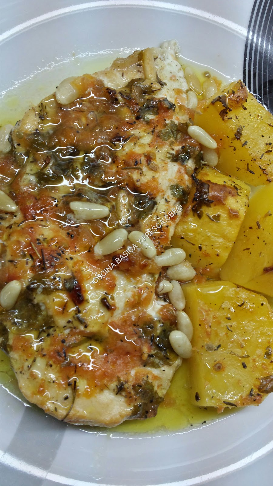 PECHUGA ASADA CON PATATAS CBF@
