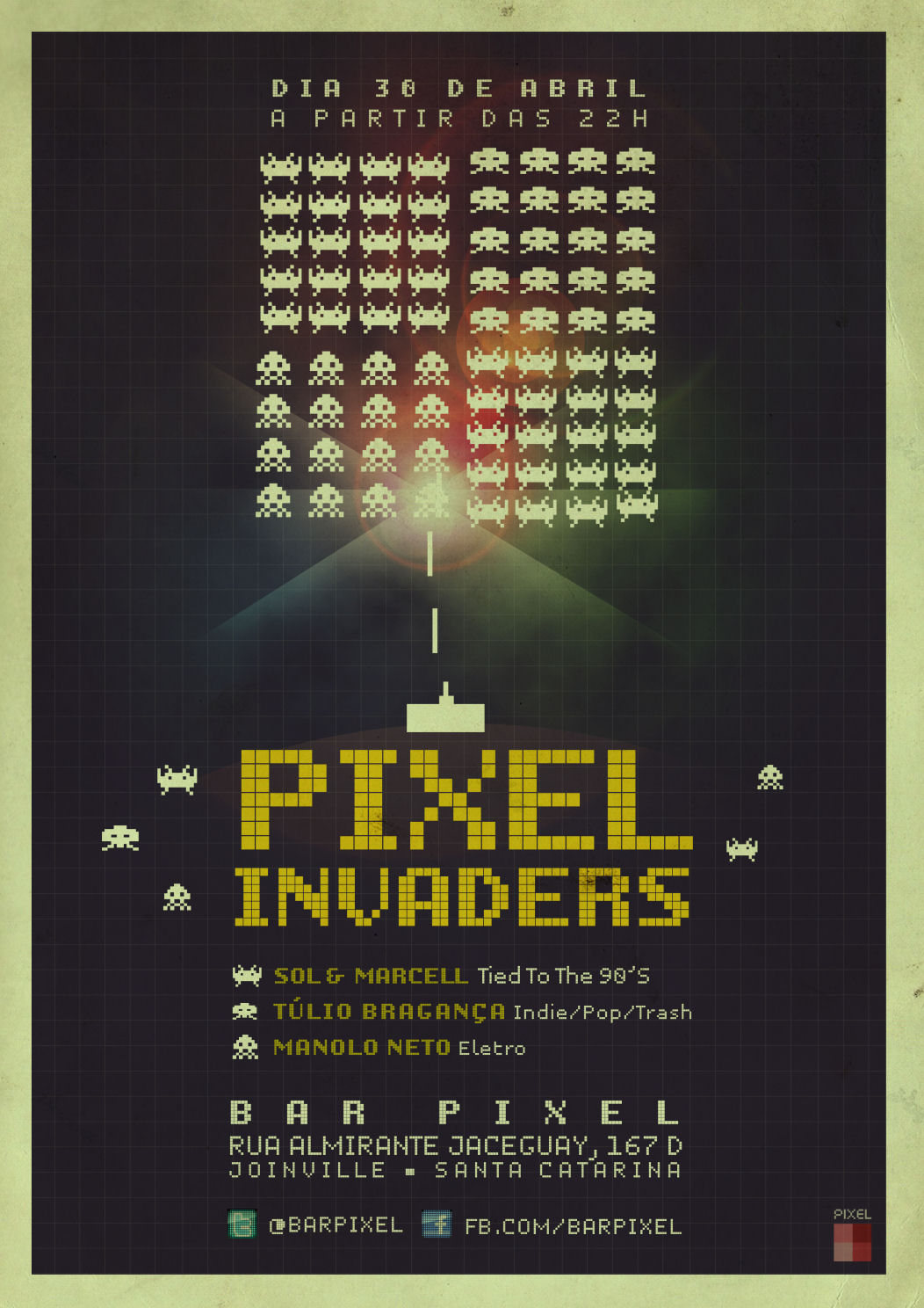 Túlio P&B: Discotecagem na Inauguração do Pixel Bar