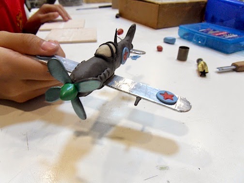 POLYMER CLAY AND CHILDREN: Fun With Basic Mechanic And Polymer Clay