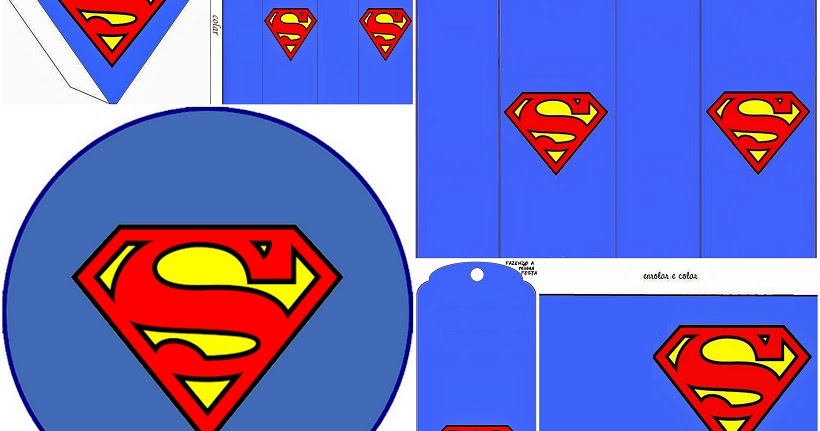 Superman Symbol Free Printable Kit. - Oh My Fiesta! for Geeks