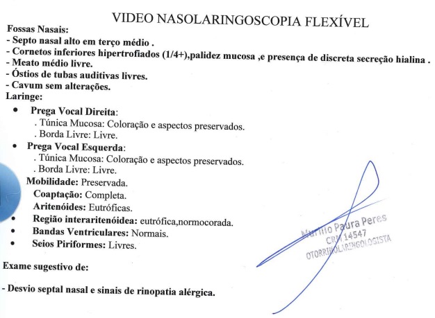 Renovo Blog: Vídeo Nasolaringoscopia Flexível