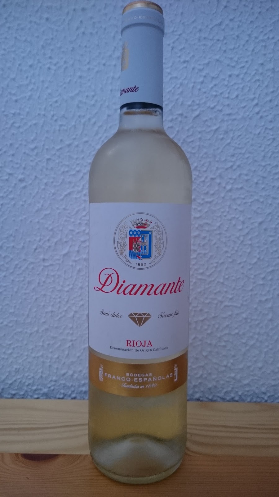¿Gusta tomar un vino? pasen y beban: Diamante, DO Rioja, Blanco semidulce