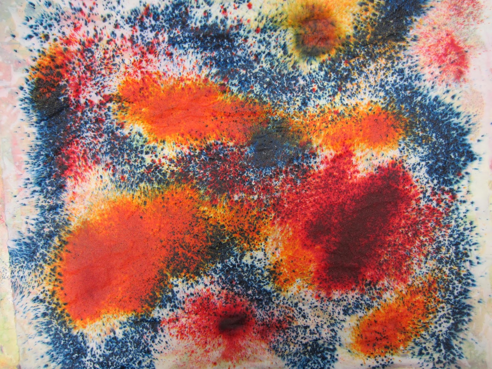 Carol R. Eaton Designs: Soak + Sprinkle + Spray = Confetti Dyeing!