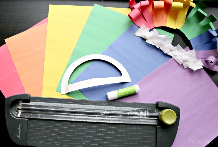 Rainbow Paper Craft for Kids | School Time Snippets