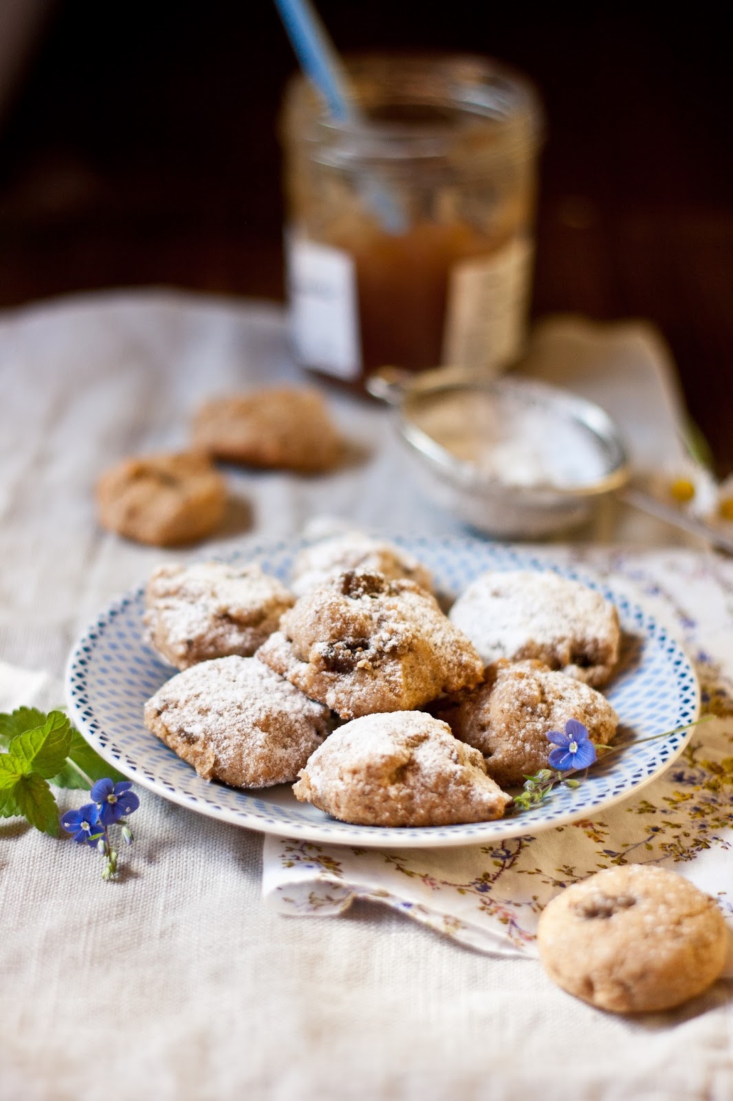 Pirini keksi z vanilijo in figovo marmelado - Uglašena kuhinja