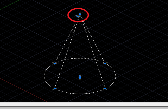 Belajar Auto CAD cara membuat Cone 3D dengan mudah