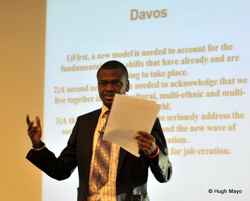 Gregory Rockson meeting important people