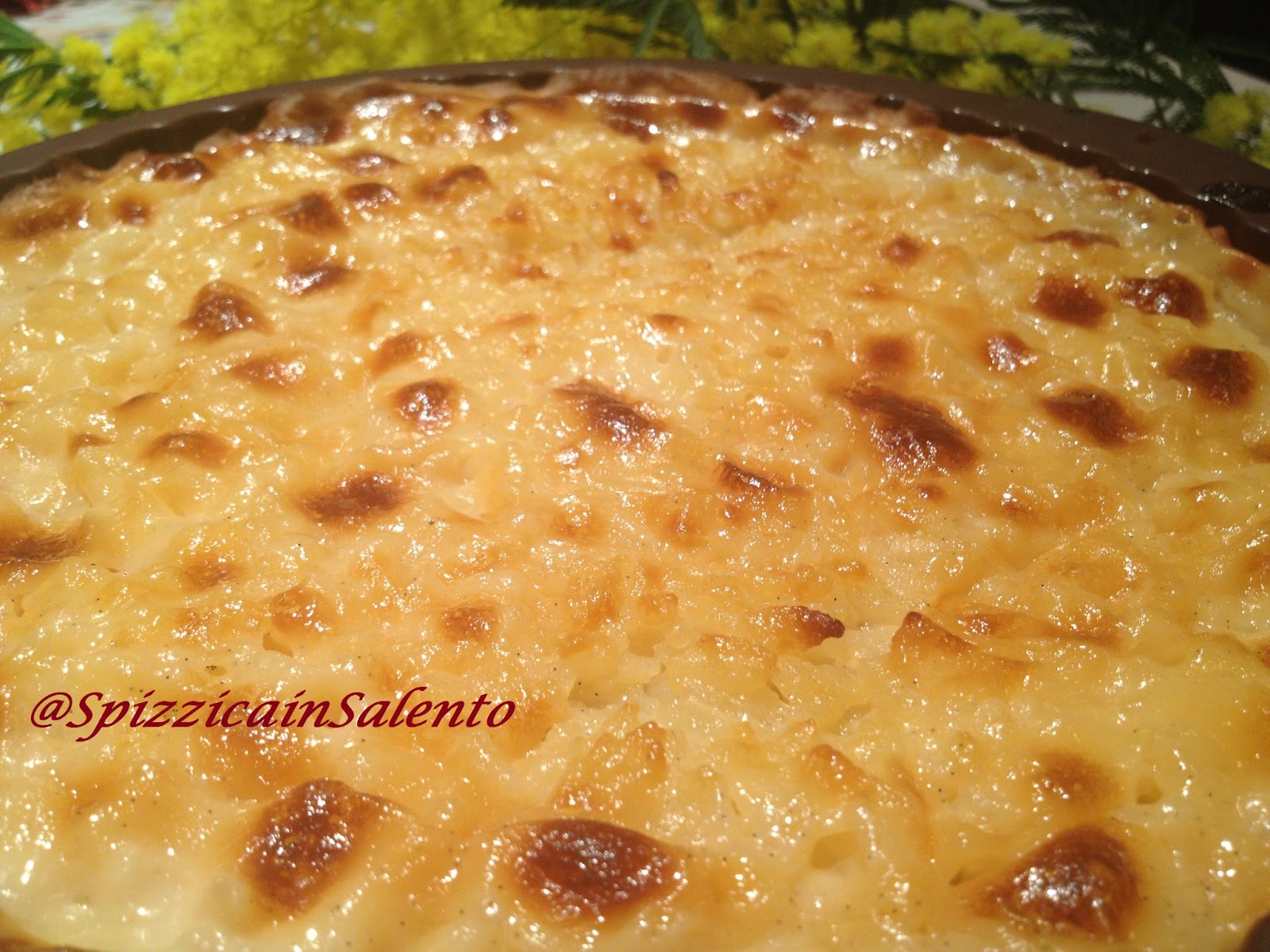 Spizzica in Salento...: Tarte au Riz