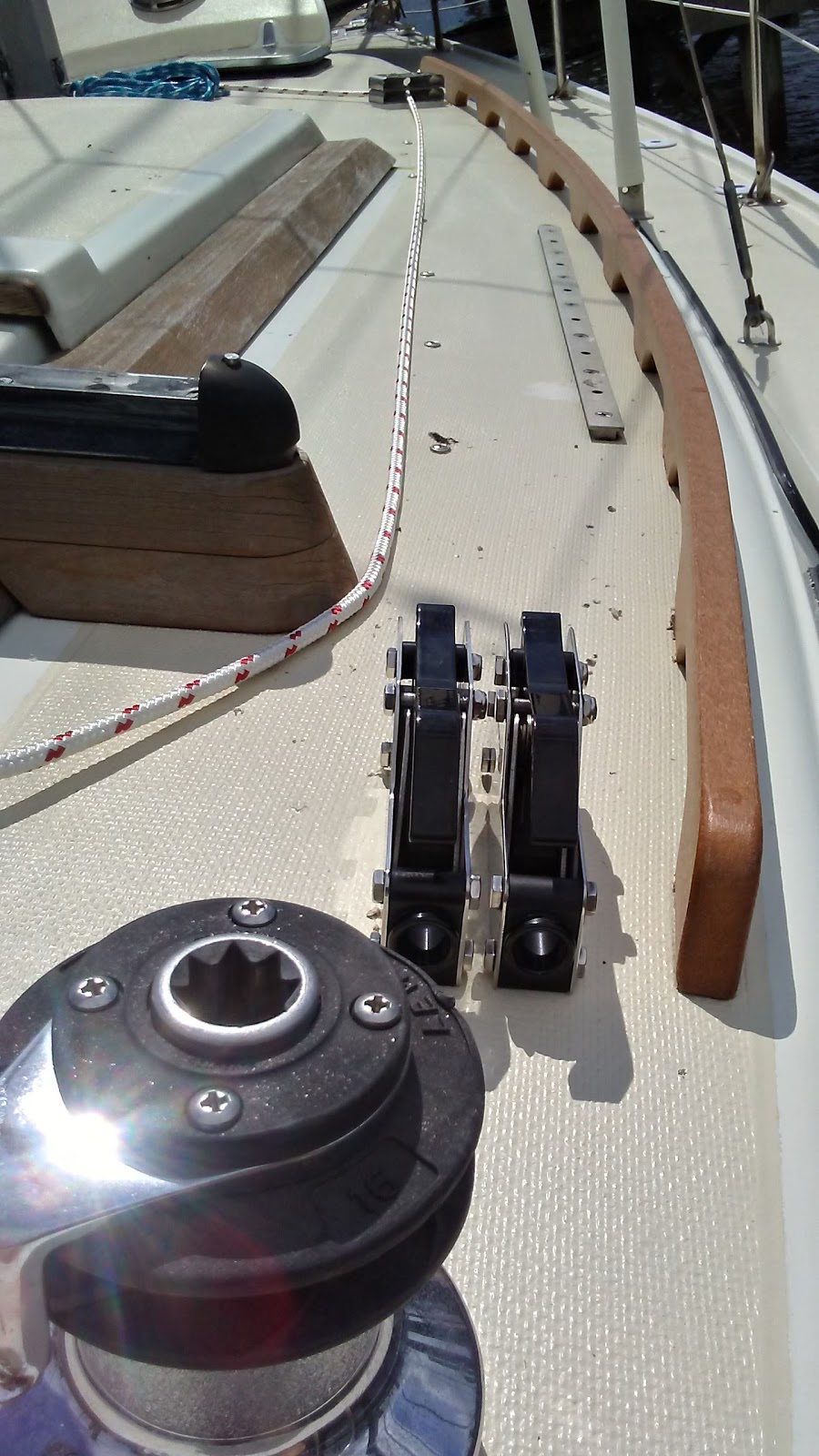 Mid-Life Cruising!!!: New Running Rigging!