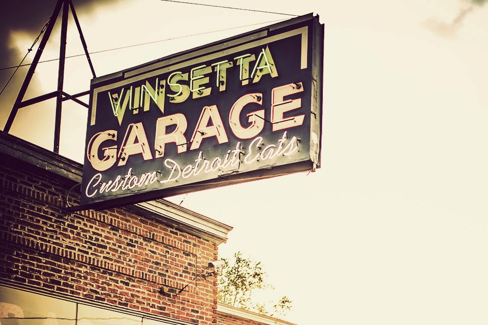 The Orange Door: Restaurant Review: Vinsetta Garage