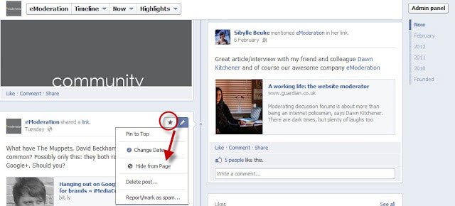 Timeline for Facebook - the complete checklist for community managers ...