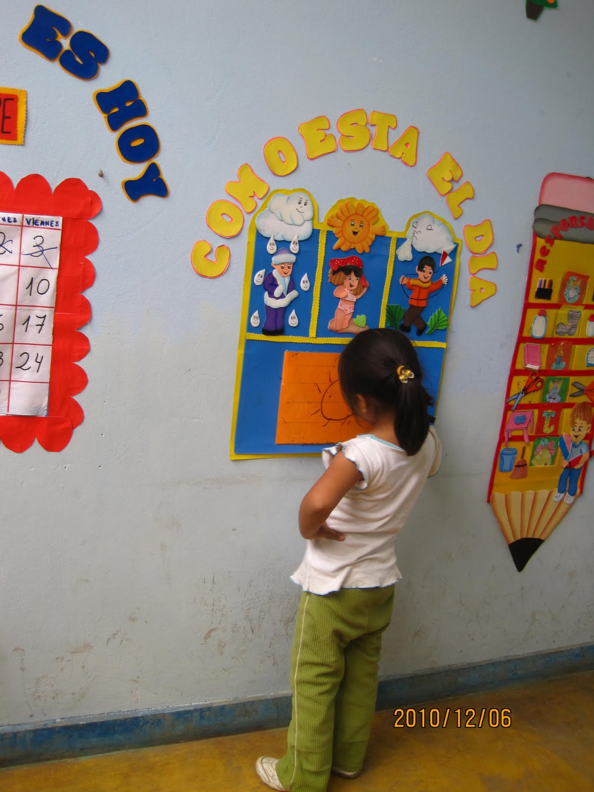 Trabajodecampopelainicial: NUESTRAS RUTINAS- CARTEL DEL CALENDARIO Y EL ...