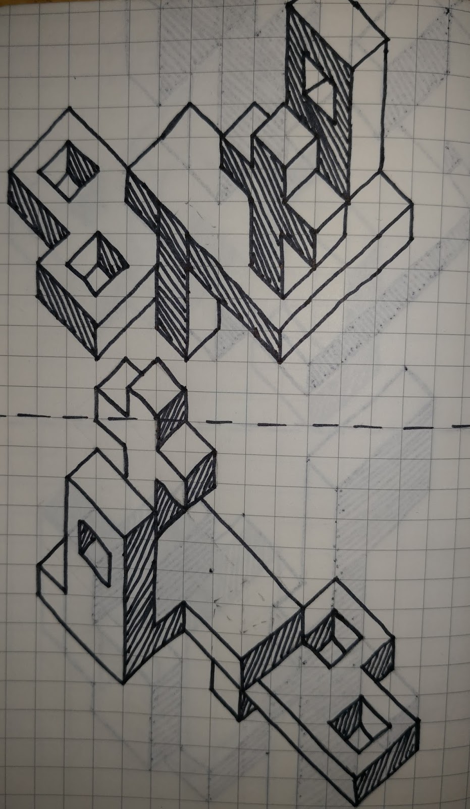 Nelson Chen: Axonometric Sketches