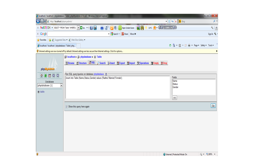 Research Design Lab: Integrating PHP with Embedded System : Chapter -6