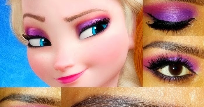 Elsa from Frozen Eye makeup Tutorial | Beauty Dosage