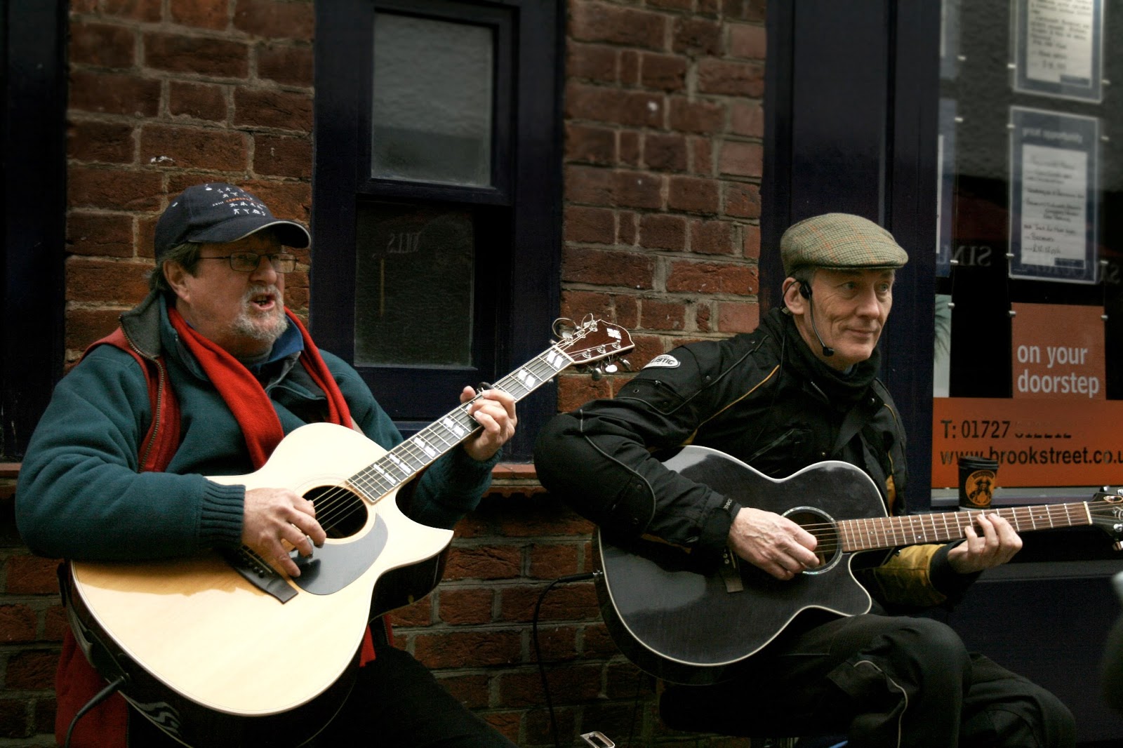 busking in St Albans