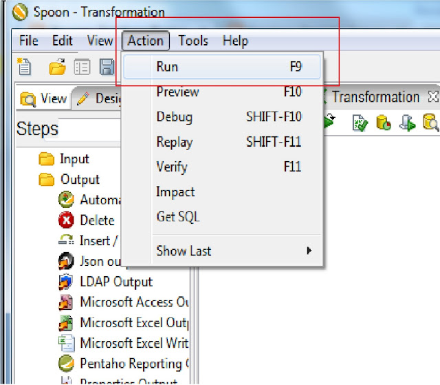 Database Pentaho Tutoriales : Conexión a Base de datos usando Pentaho Data Integration