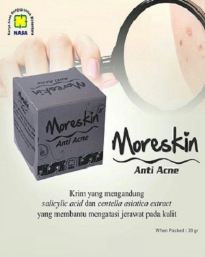 MORESKIN ANTI ACNE - Jual Produk Nasa
