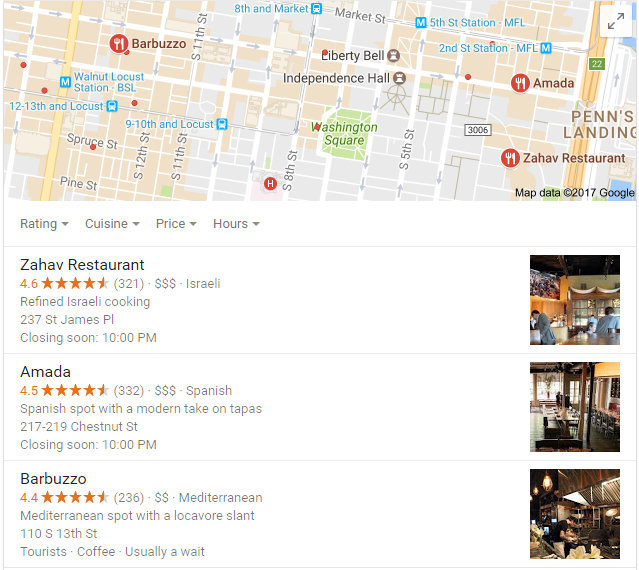 Time to Talk Tech : Looking for a new restaurant? Google restaurants in ...