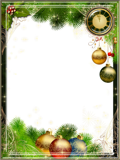 Fresh-photoshop-lessons: Коледни рамки за фотошоп # 22