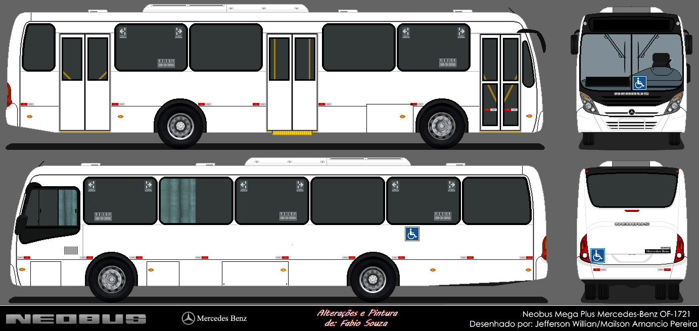 Os ônibus de Belém e outras cidades: Neobus Mega Plus