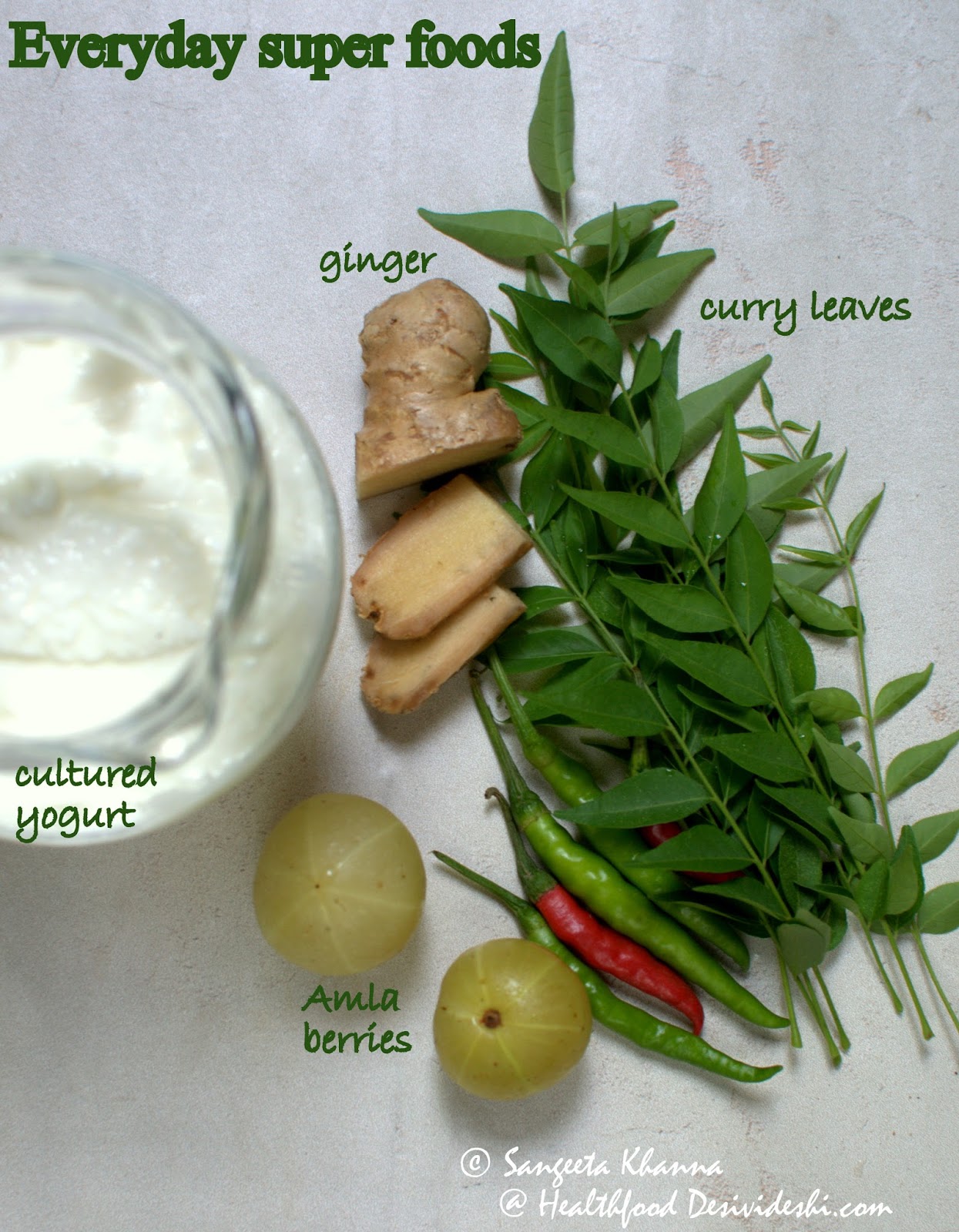 Amla or Indian gooseberry and using it to make spiced buttermilk ...