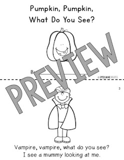 Emily Jane Creates: 4 PUMPKIN EMERGENT READERS