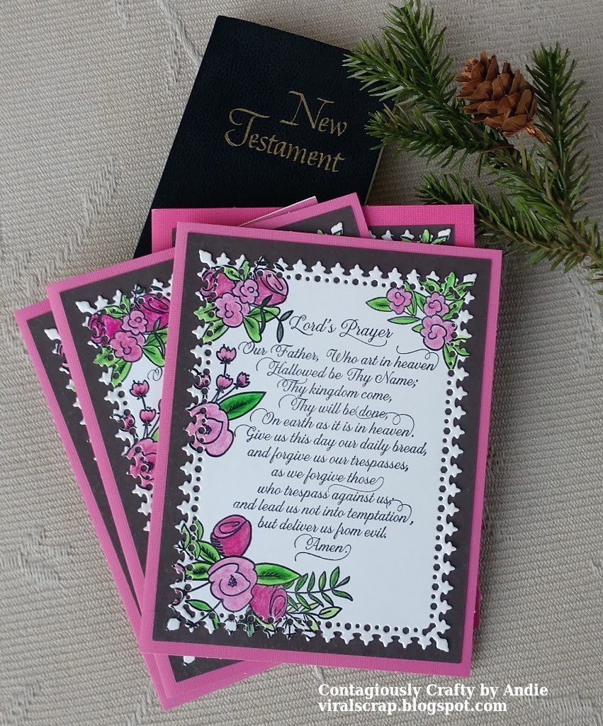 Contagiously Crafty: A Lord's Prayer Card Set