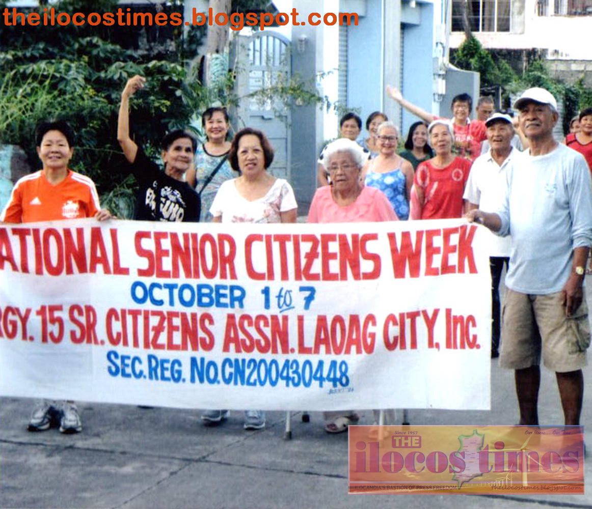 Laoag City’s Brgy 15 seniors celebrates senior citizens week
