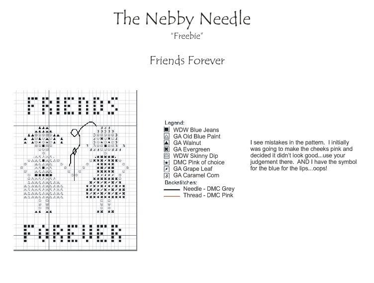 The Nebby Needle: Friend * Freebies