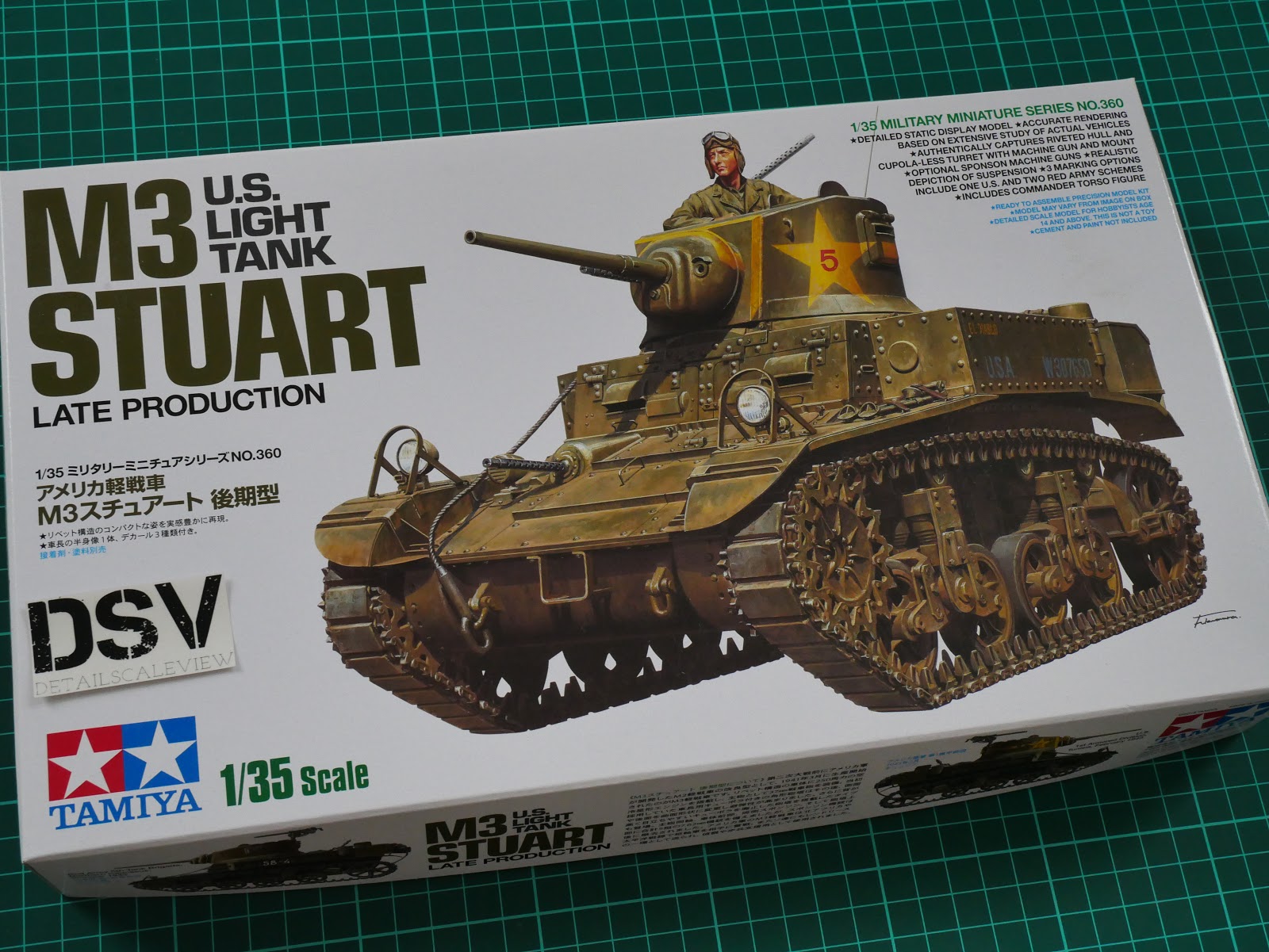 Tamiya 1/35 M3 Stuart (35360) - DetailScaleView
