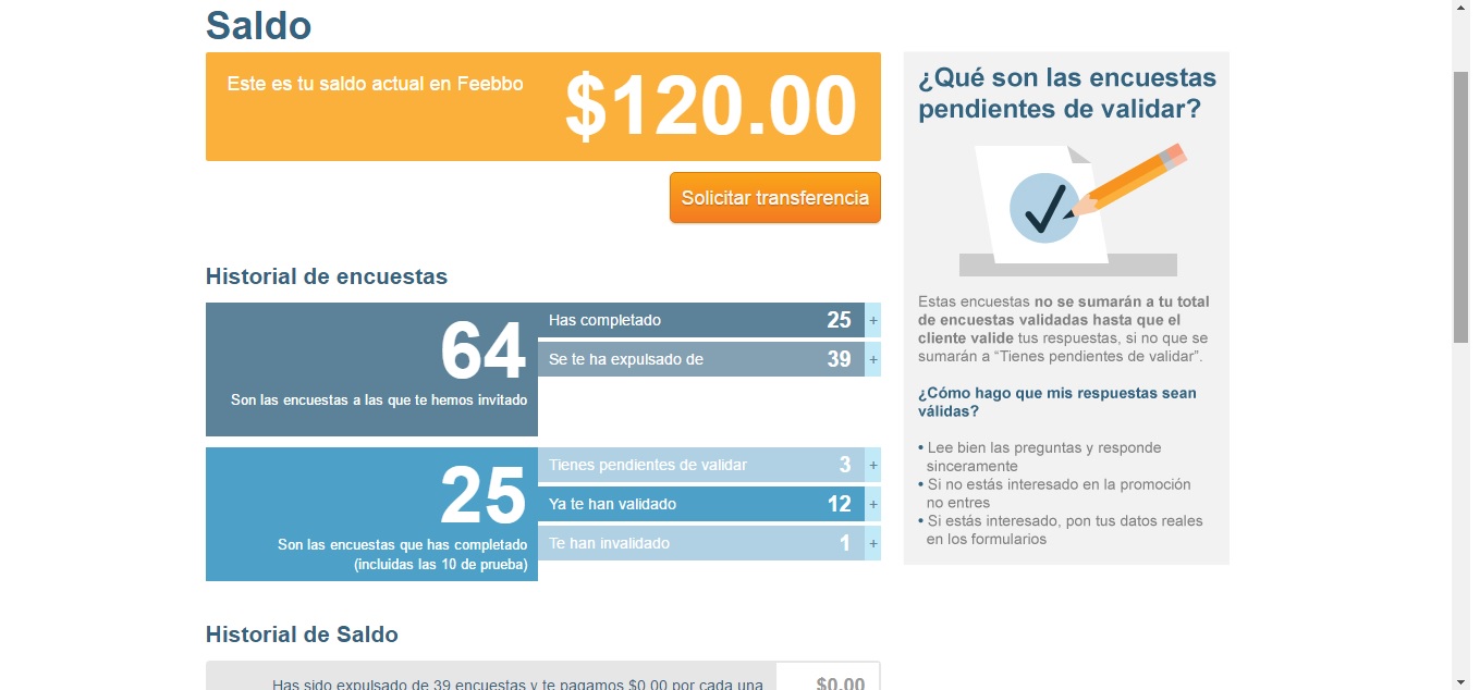 GANAR DINERO DESDE CASA POR INTERNET: SALDO EN FEEBBO (DINERO DESDE CASA)