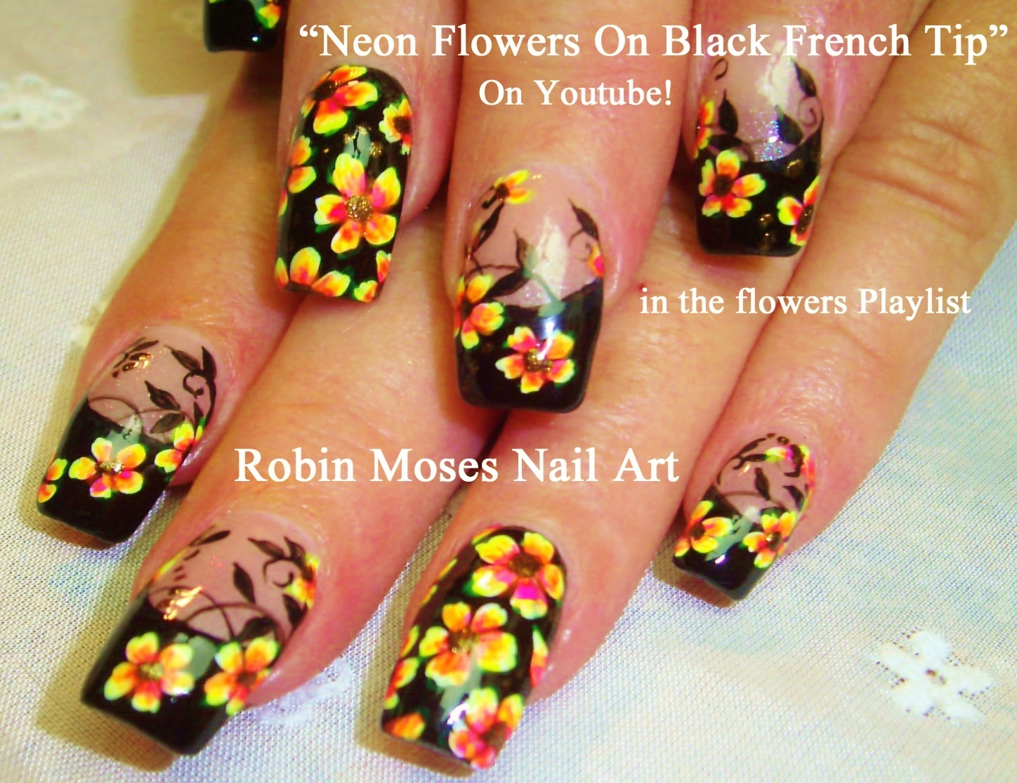 Nail Art by Robin Moses: Tropical Nails with Essie Sunshine State of ...