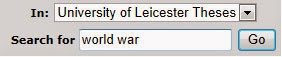 How to find University of Leicester Theses