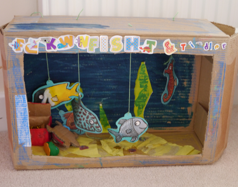 Never bored of bubbles: Book Marks: Tiddler the Story Telling Fish