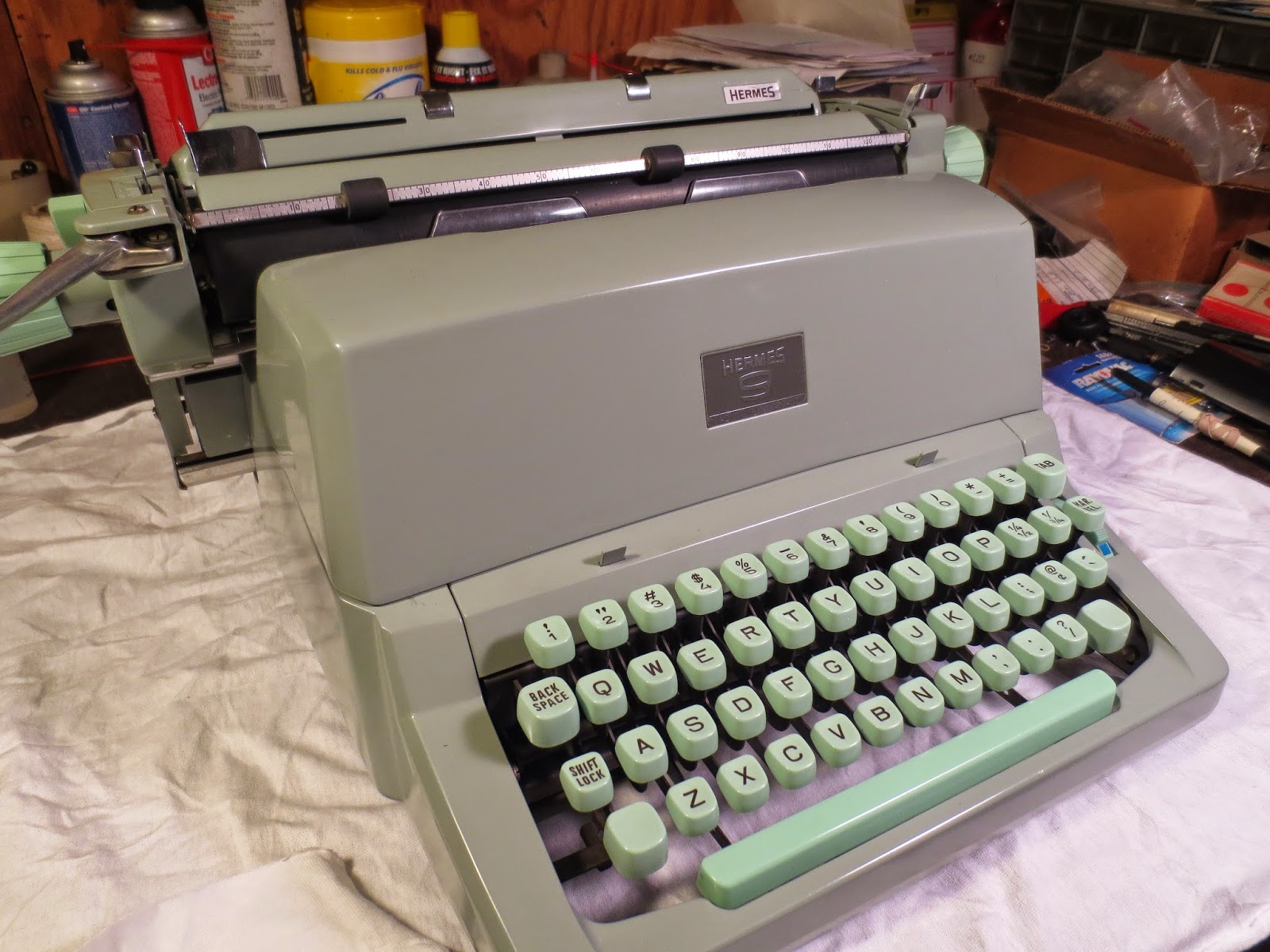Life in a Typewriter Shop: More Shop News & Dvorak Keyboard Olivetti